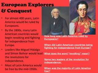 Latin America History | PPT