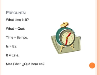 What time is it? | PPTX
