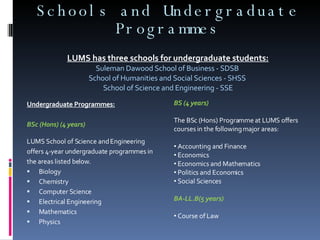 Lahore School of Management Science | PPT
