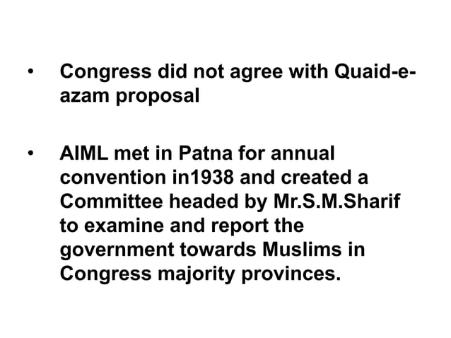 Lahore Resolution 1940 and Aftermath | PPT | Islam | Religion ...