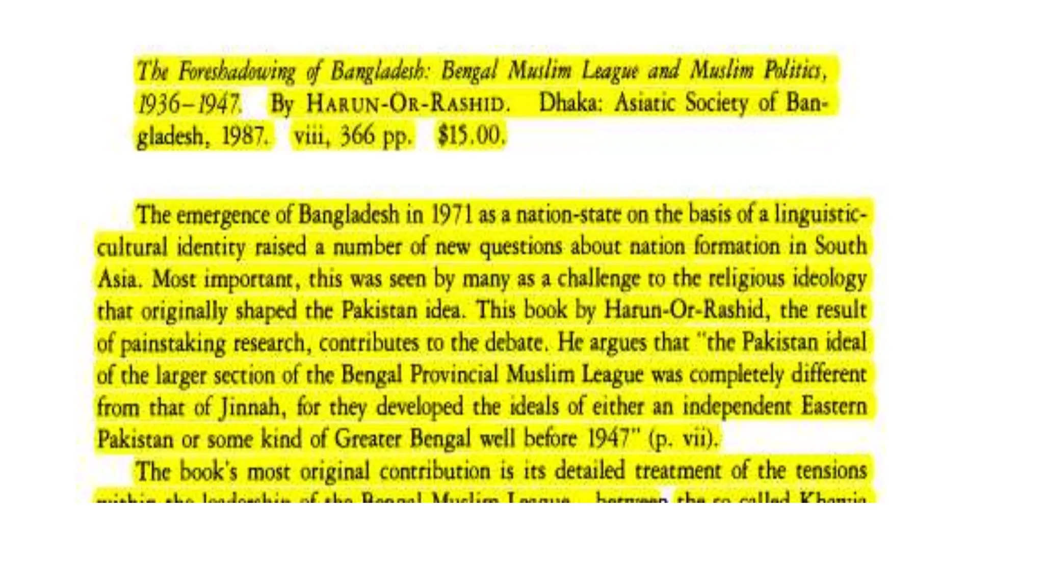Lahore Resolution of 1940, Emergence of Bangladesh.pptx