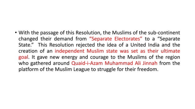 Lahore Resolution of 1940, Emergence of Bangladesh.pptx