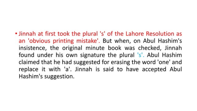 Lahore Resolution of 1940, Emergence of Bangladesh.pptx