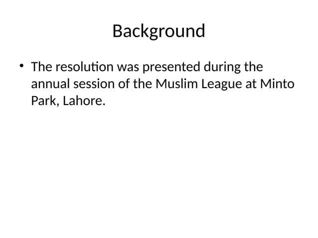 Lahore_Resolution_Presentation.pptx ahhw | PPTX