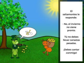 La hormiga y el saltamontes | PPT