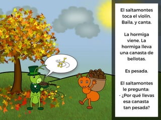 El Cuento De La Hormiga Y El Saltamontes Con Imagenes