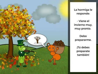 El Cuento De La Hormiga Y El Saltamontes Con Imagenes