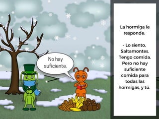 El Cuento De La Hormiga Y El Saltamontes Con Imagenes