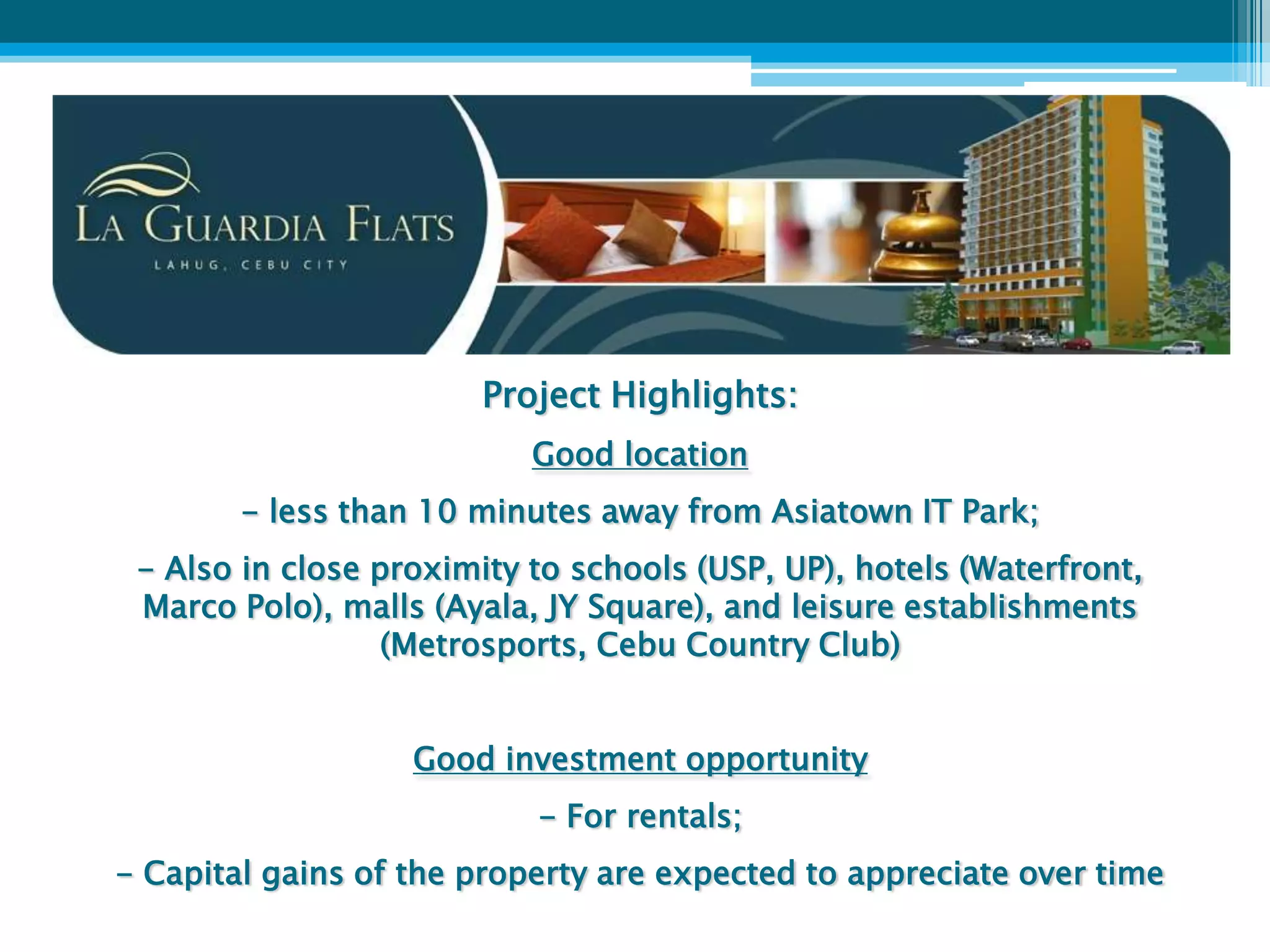 LA GUARDIA FLATS - Lahug, Cebu City | PPTX