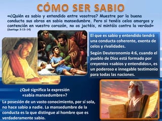 "La Humildad De La Sabiduria Divina" Leccion #8 | PPTX