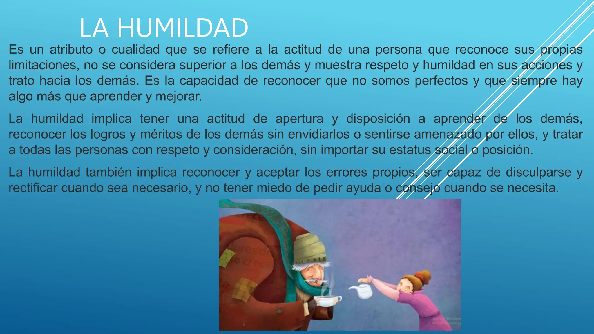 LA HUMILDAD es uno de nuestros valores que todo ser humano posee | PPTX