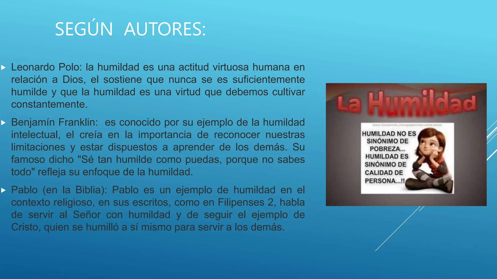 LA HUMILDAD es uno de nuestros valores que todo ser humano posee | PPTX