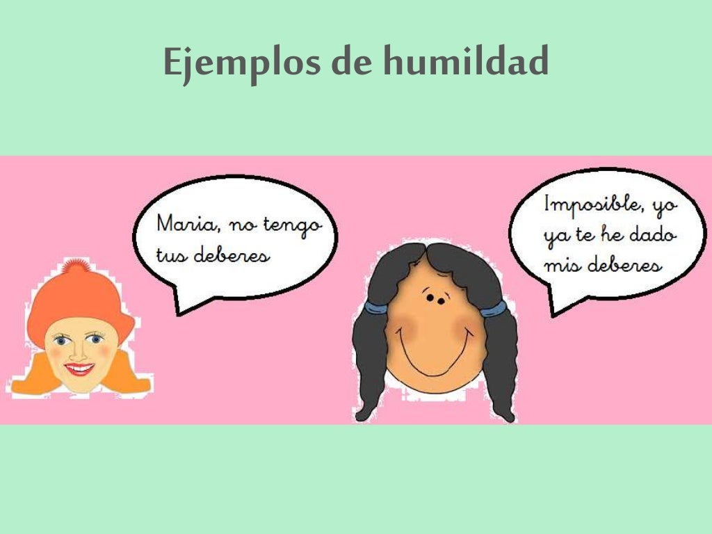 La humildad