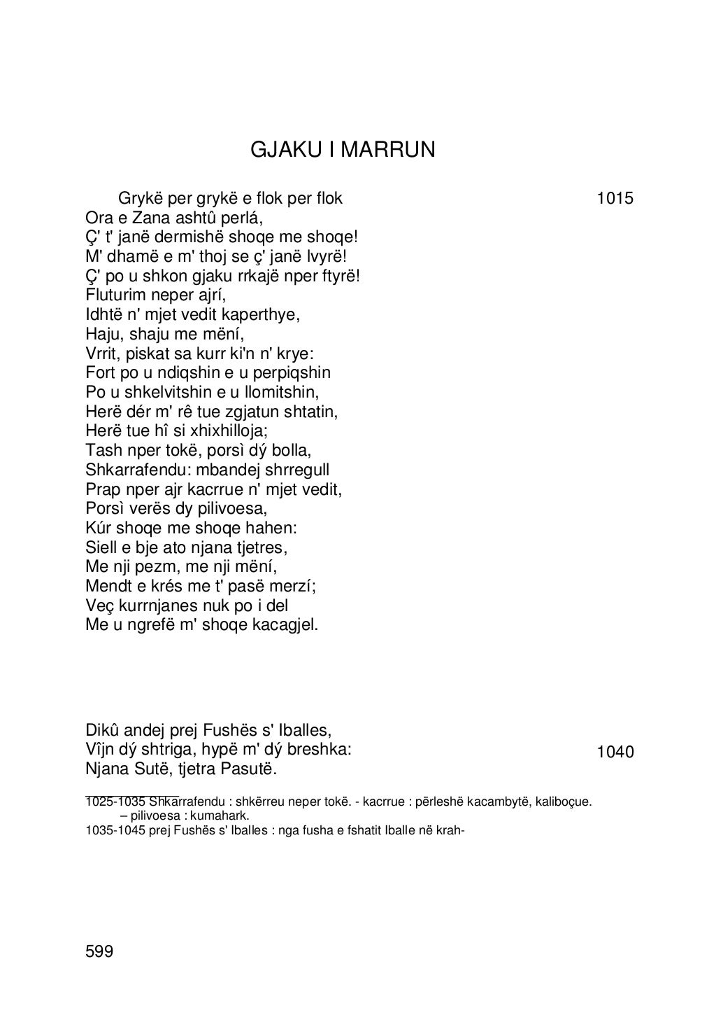 Lahuta e Malësisë - nga At Gjergj Fishta