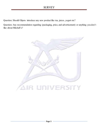 questionnaire Pattern | DOCX
