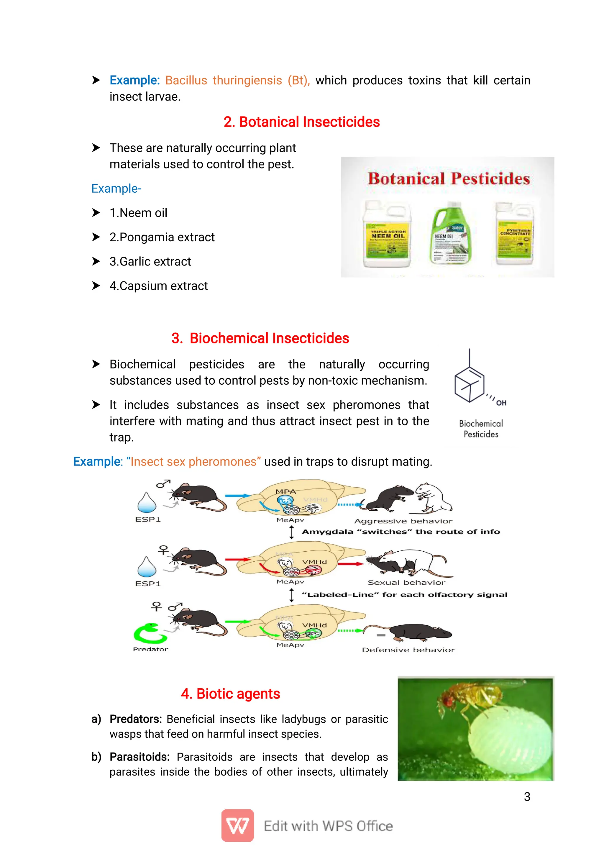 Bio pesticides , its types and mode of action | PDF