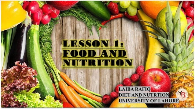 Food & Nutrition Basic for Young Learner | PPTX