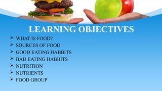 Food & Nutrition Basic for Young Learner | PPTX
