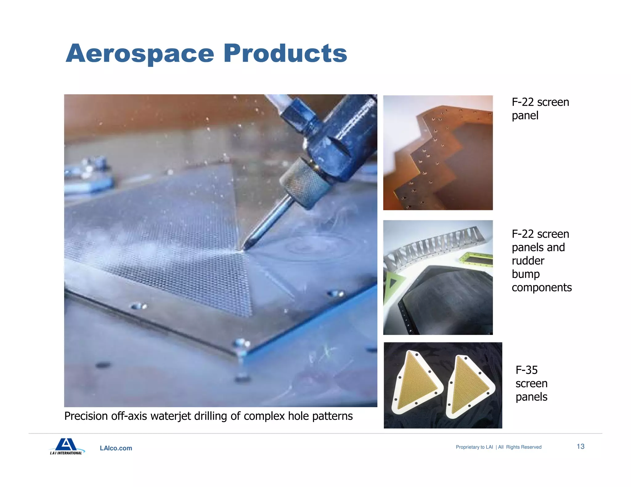 LAI Capabilities - Aerospace | PPT