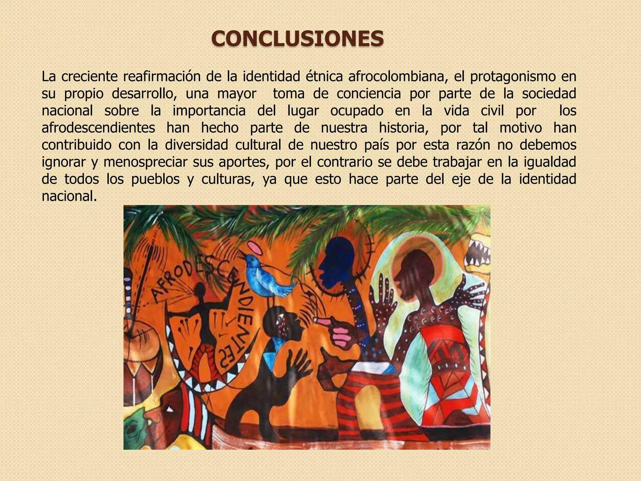 La identidad étnico cultural afrodescendiente | PPT