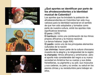 La identidad étnico cultural afrodescendiente | PPTX