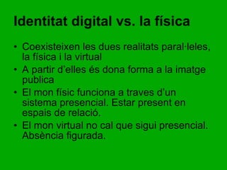 La identitat digital | PPT