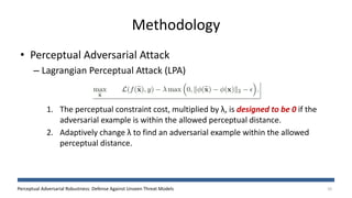 Perceptual Adversarial Robustness: Defense Against Unseen Threat Models ...