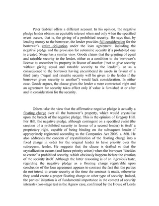 negative pledge essay | PDF