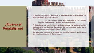 La iglesia en el feudalismo | PPTX