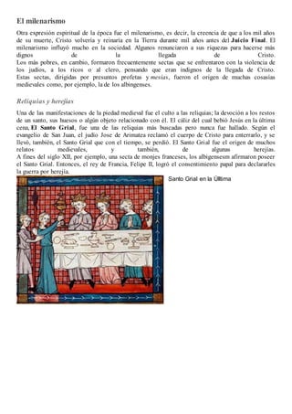 La iglesia en la edad media | DOCX