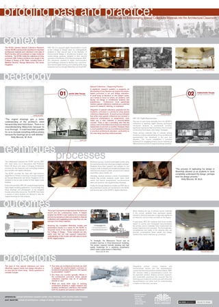 Bridging Past and Practice: New Models for Incorporating Special ...