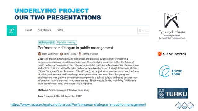 Managing performance dialogue in local government | PPT