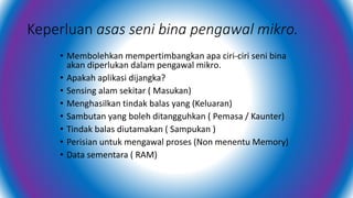 Classify Basic Microcontrollers Mengelaskan Mikropengawal Asas | PPTX