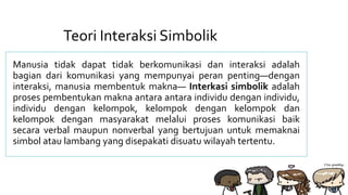 teori interaksi simbolik-Laila.R | PPTX