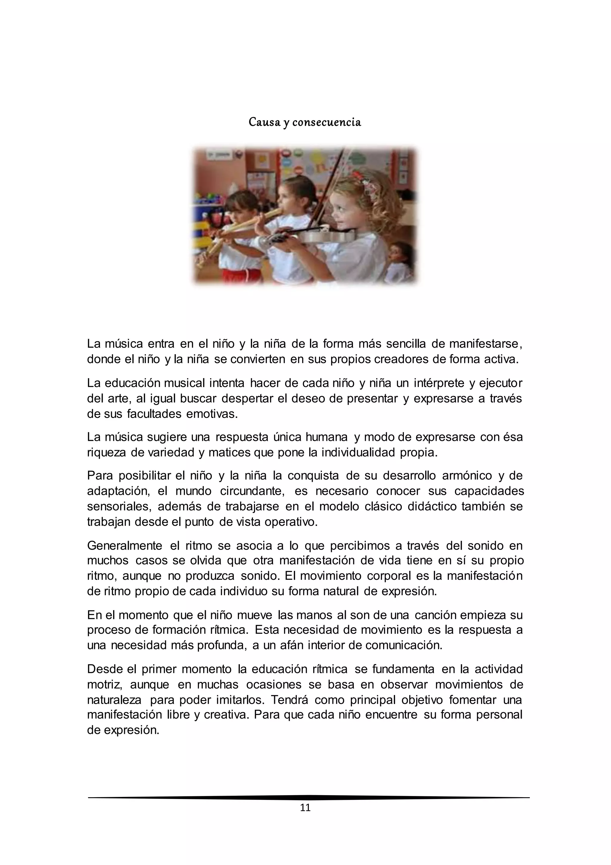 La importancia de la educación musical en el nivel inicial en los niños ...