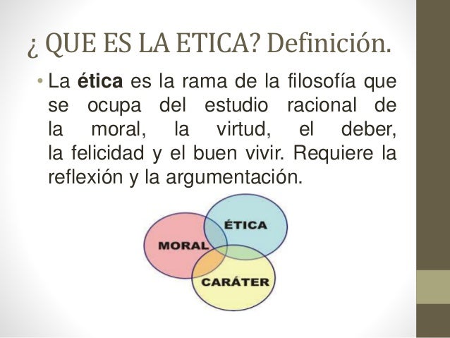 Etica Definicion