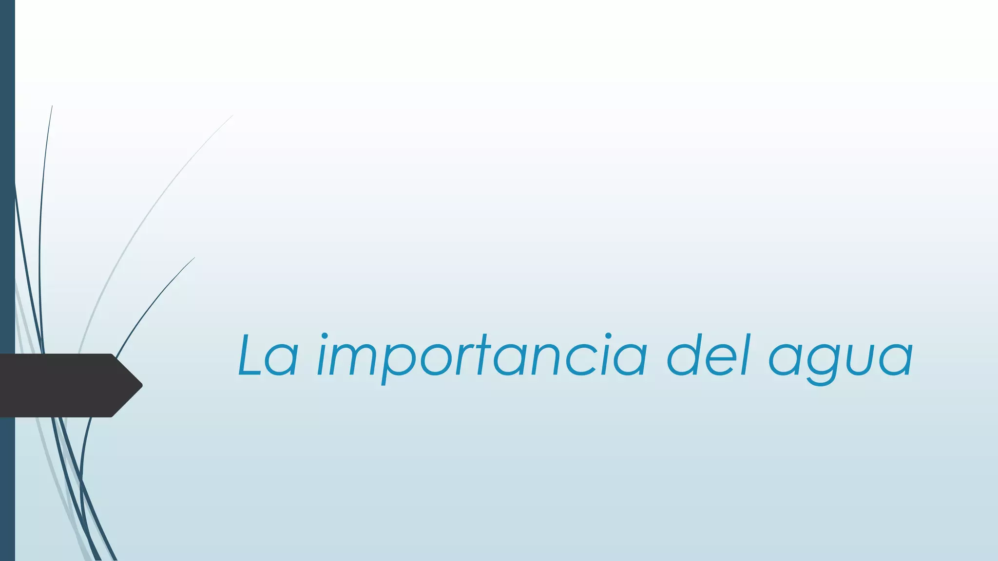 La importancia del agua | PPTX