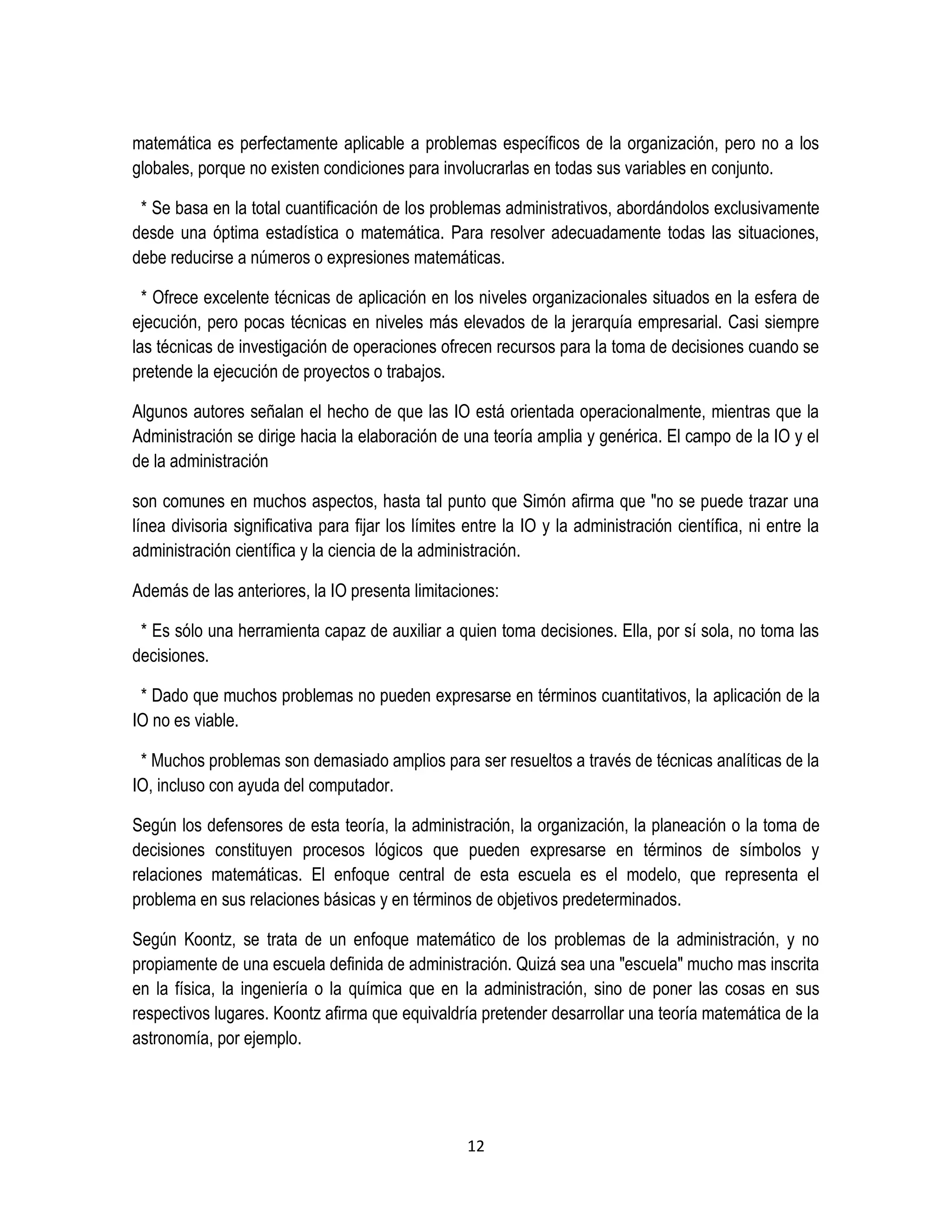 La importancia de la matematica en la administracion | DOCX | Business ...