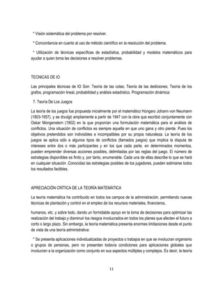 La importancia de la matematica en la administracion | DOCX