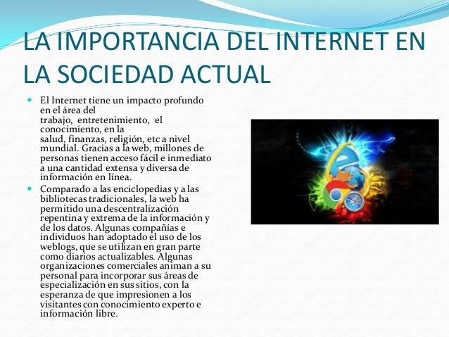 La importancia del internet