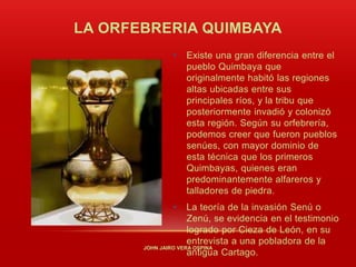 La importancia del poporo quimbaya en su desarrollo | PPSX