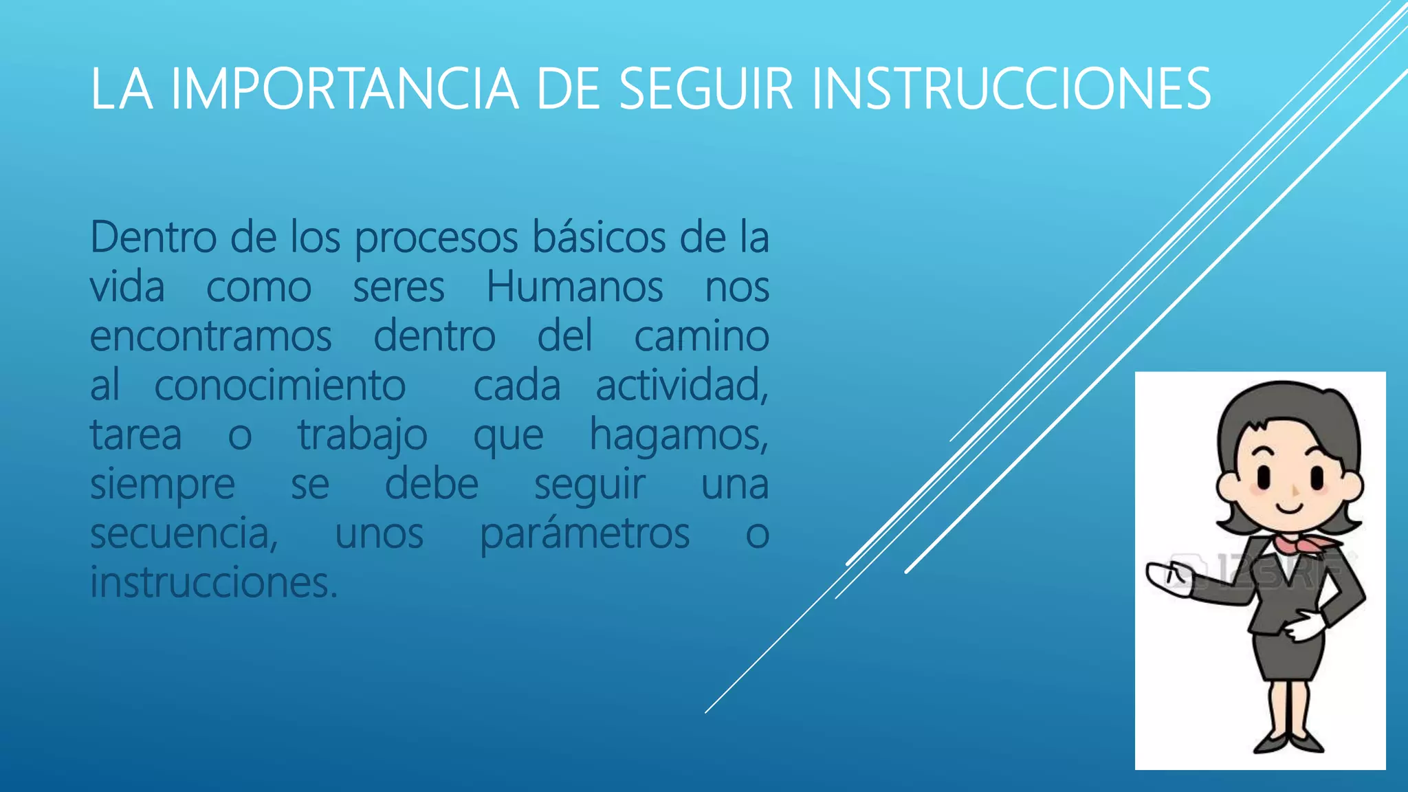 La importancia de seguir instrucciones | PPTX