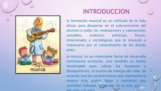 La importancia y los beneficios de la musica | PPTX