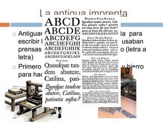 La imprenta | PPTX