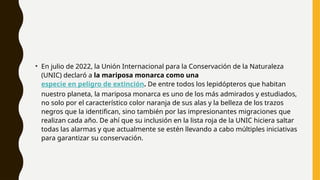 LA INCREÍBLE MIGRACIÓN DE LA MARIPOSA MONARCA.pptx