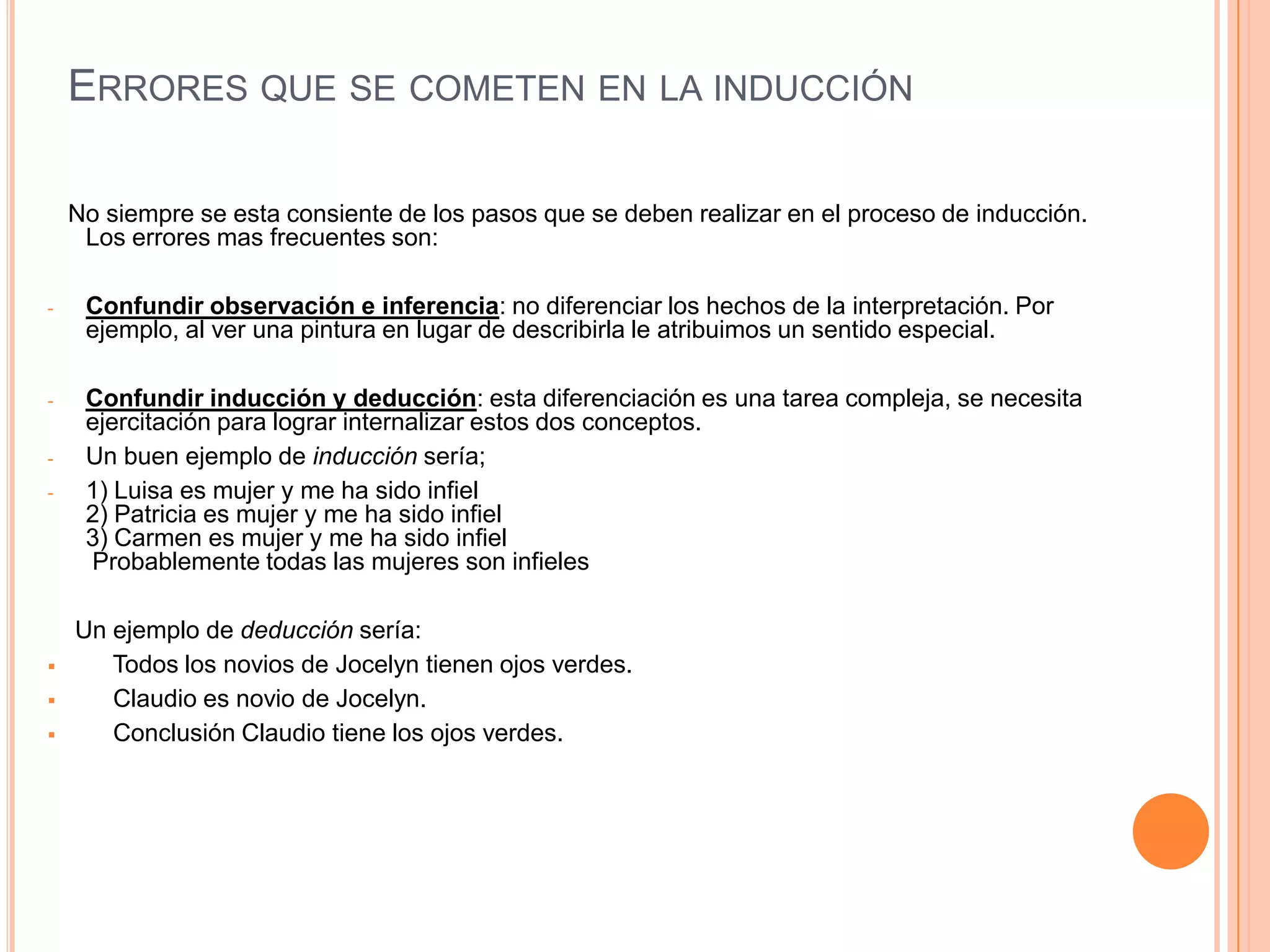 La induccion | PPT