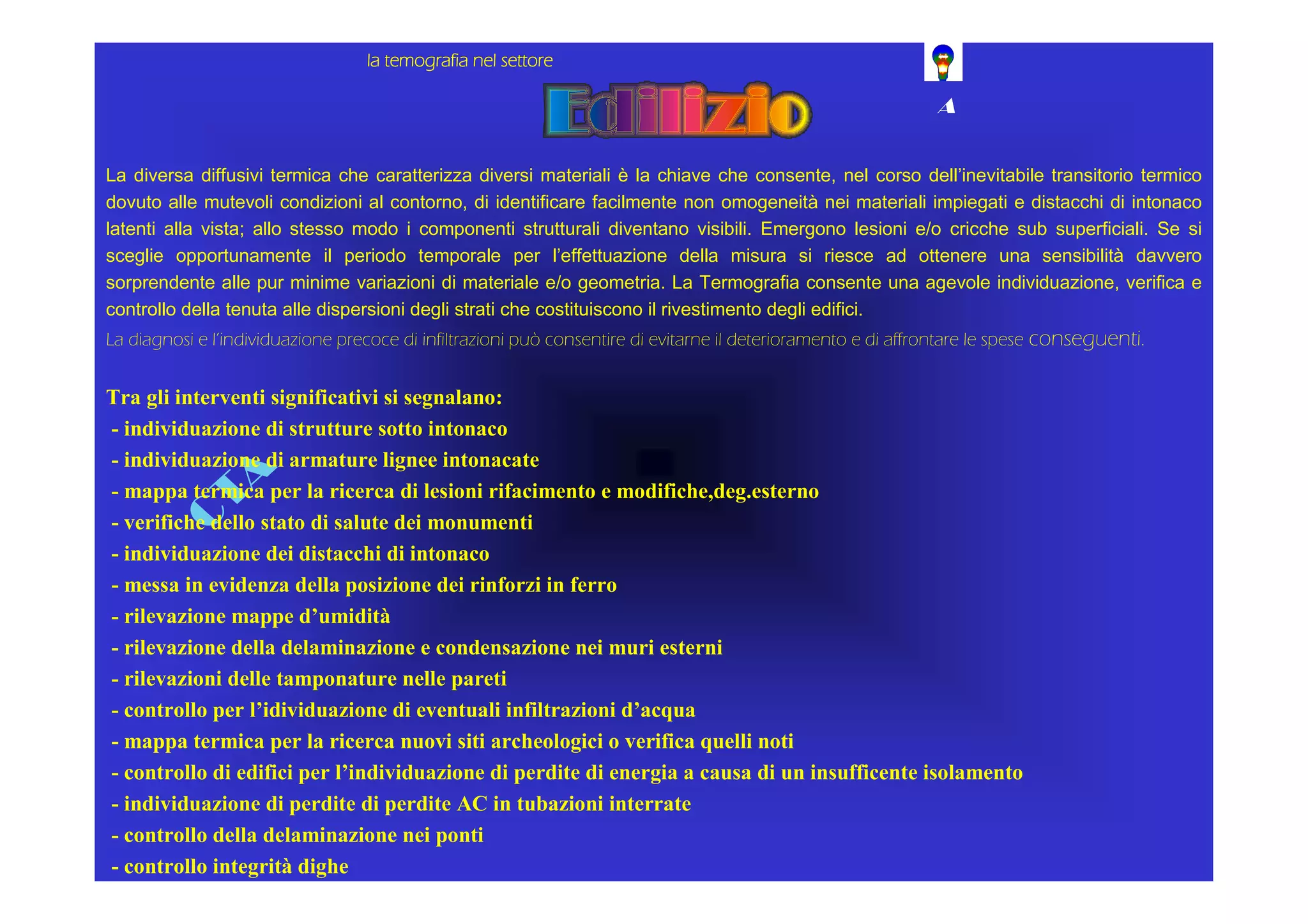 La infagine termografica sulle chiese | PDF