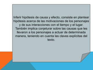 La inferencia | PPTX