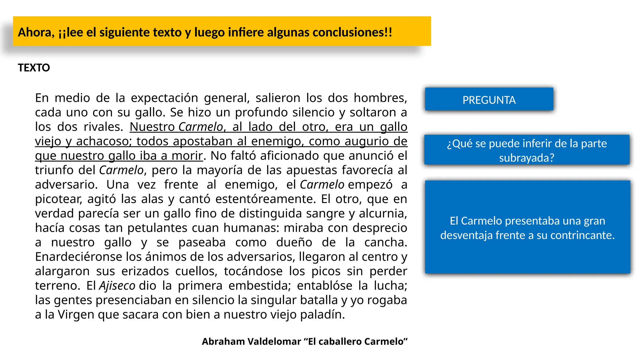 LA INFERENCIA SUS CARACTERÍSTICAS E IMPO | PPTX