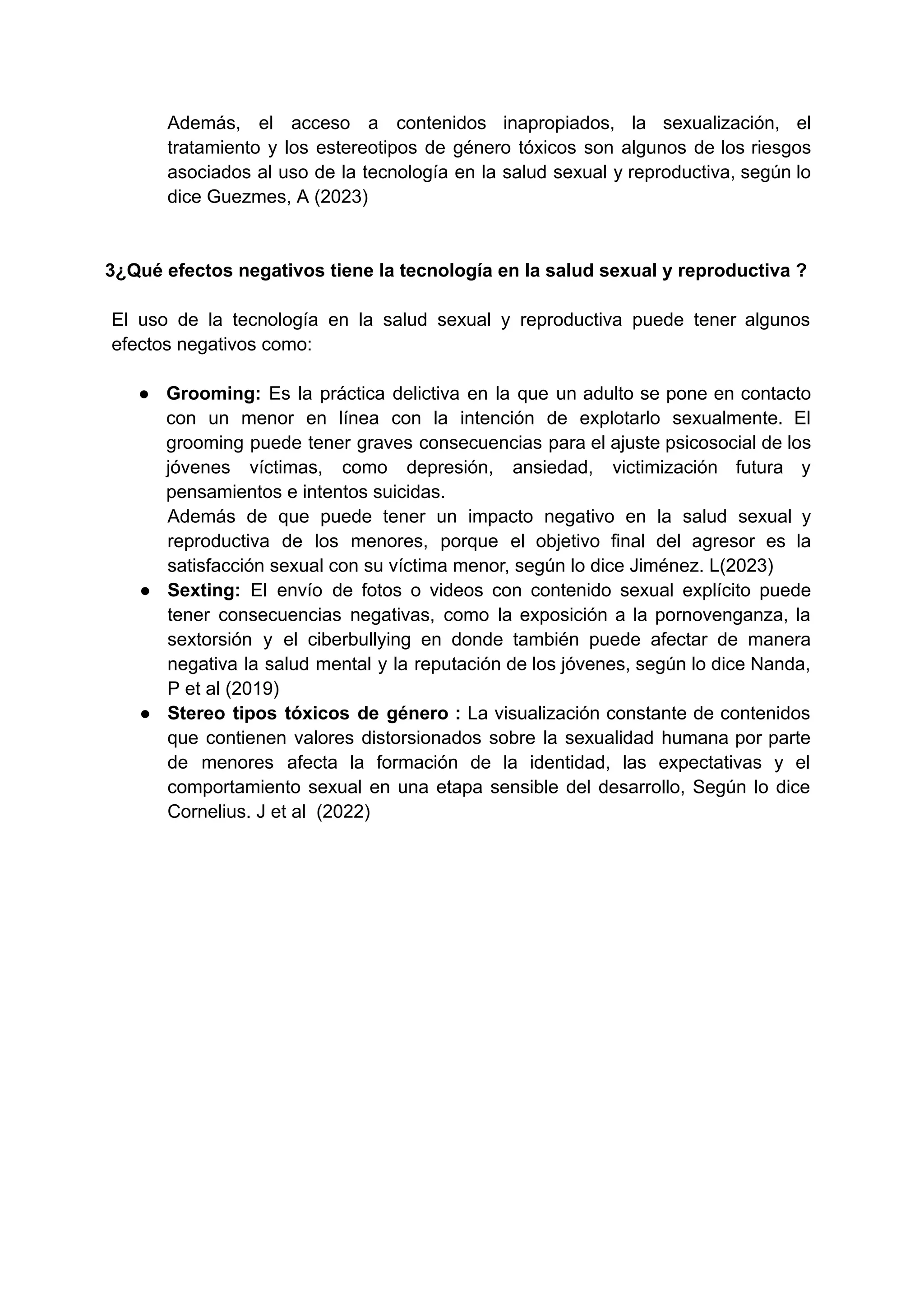 La Influencia De La Tecnología En La Salud Sexual Y Reproductiva Pdf 